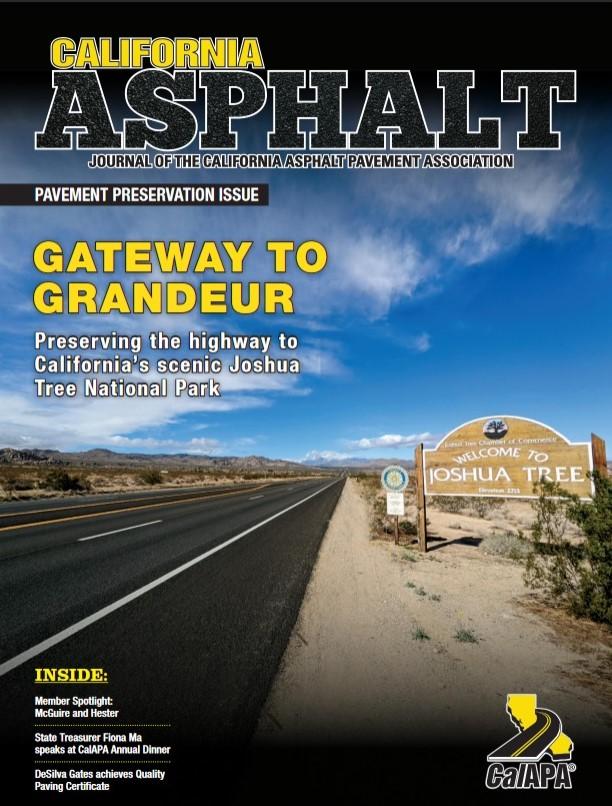 California asphalt industry news from CalAPA