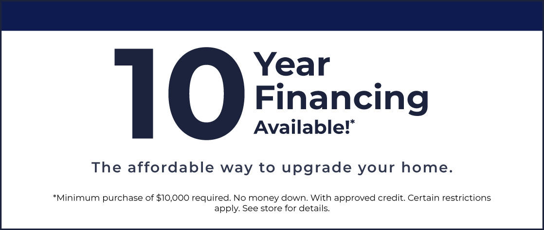 Introducing Our New 10-Year Financing Plan