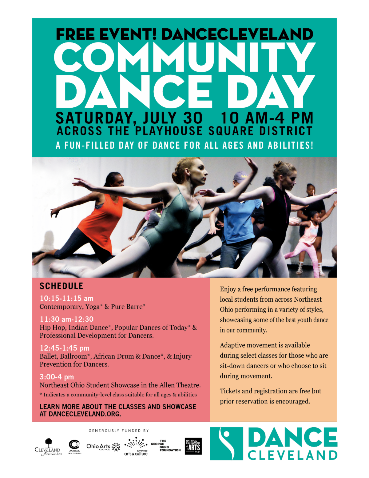 Reminder: Dance Party & Community Dance Day