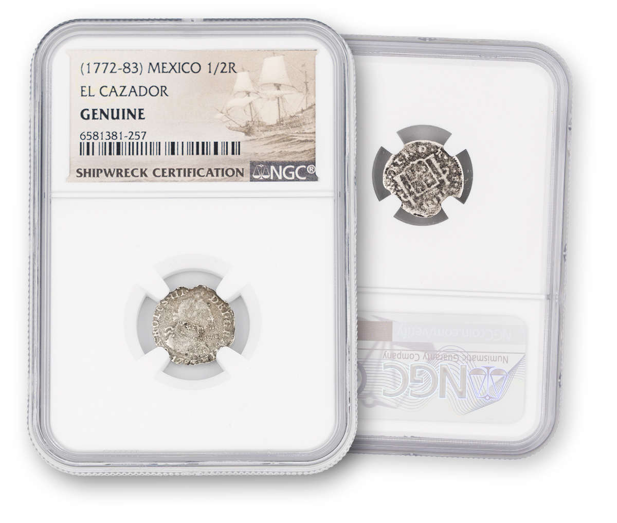 Shipwreck Silver Coins Certified by NGC