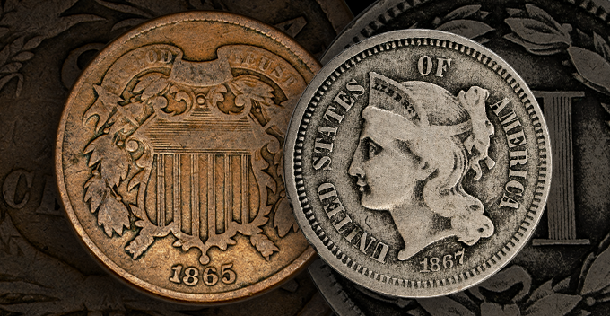 Obsolete 2 and 3 Cent Coins for up to $90 Less