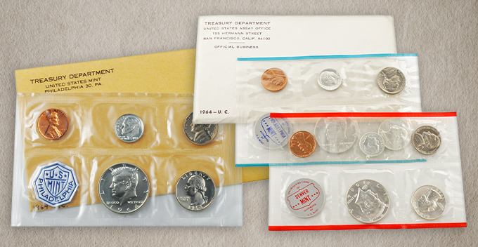 This 1964 Pair Sets Itself Apart – the Final 90% Silver Proof & Mint ...