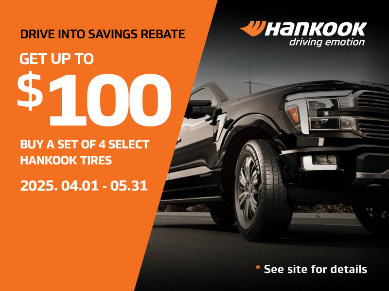 Hankook Drive Into Savings Rebate 2025