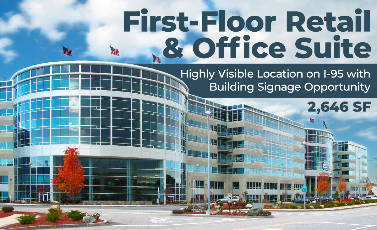 Prominent Retail/Office Location Fronting I-95 | 300 TradeCenter, Woburn