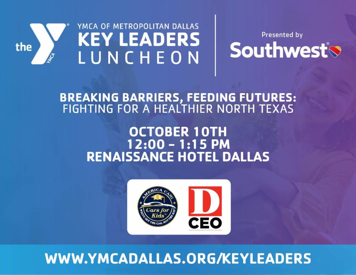 Reminder: YMCA Key Leaders Luncheon