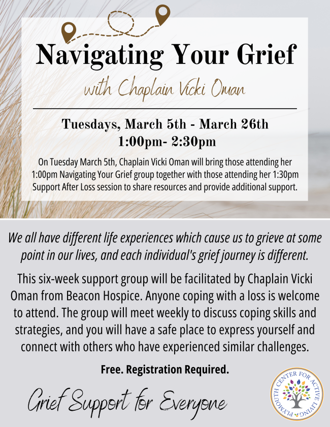 Center for Active Living Events for The Week of March 4, 2024