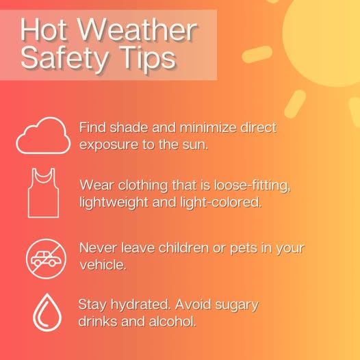 Hot Weather Safety Tips