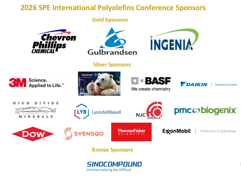 REGISTER NOW for the Feb 2026 SPE Intl. Polyolefins Conf.