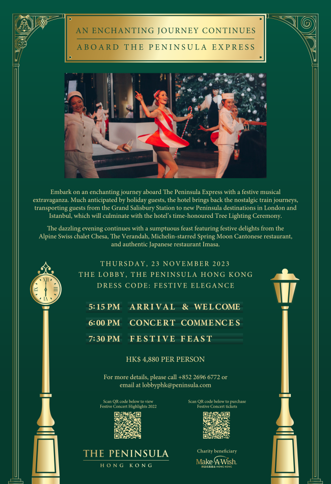 An Enchanting Journey With The Peninsula Express