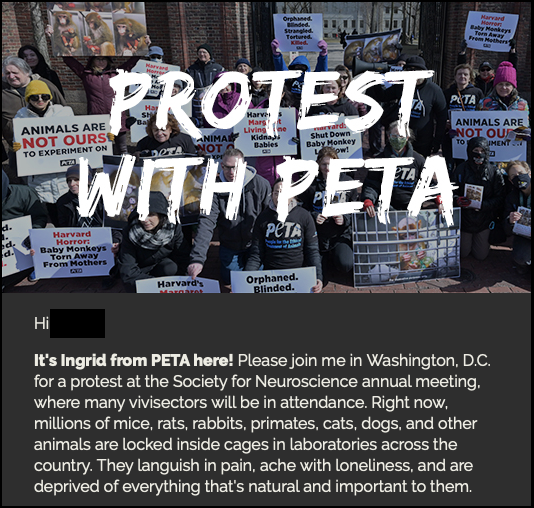 AMPNews: PETA to Protest SFN Meeting, DxE Responds to Major Courtroom Loss