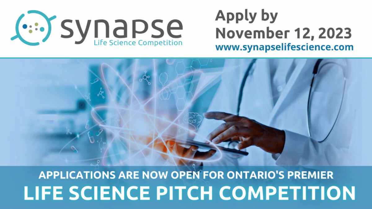 Applications now open for the 2024 Synapse Life Science Pitch Competition!
