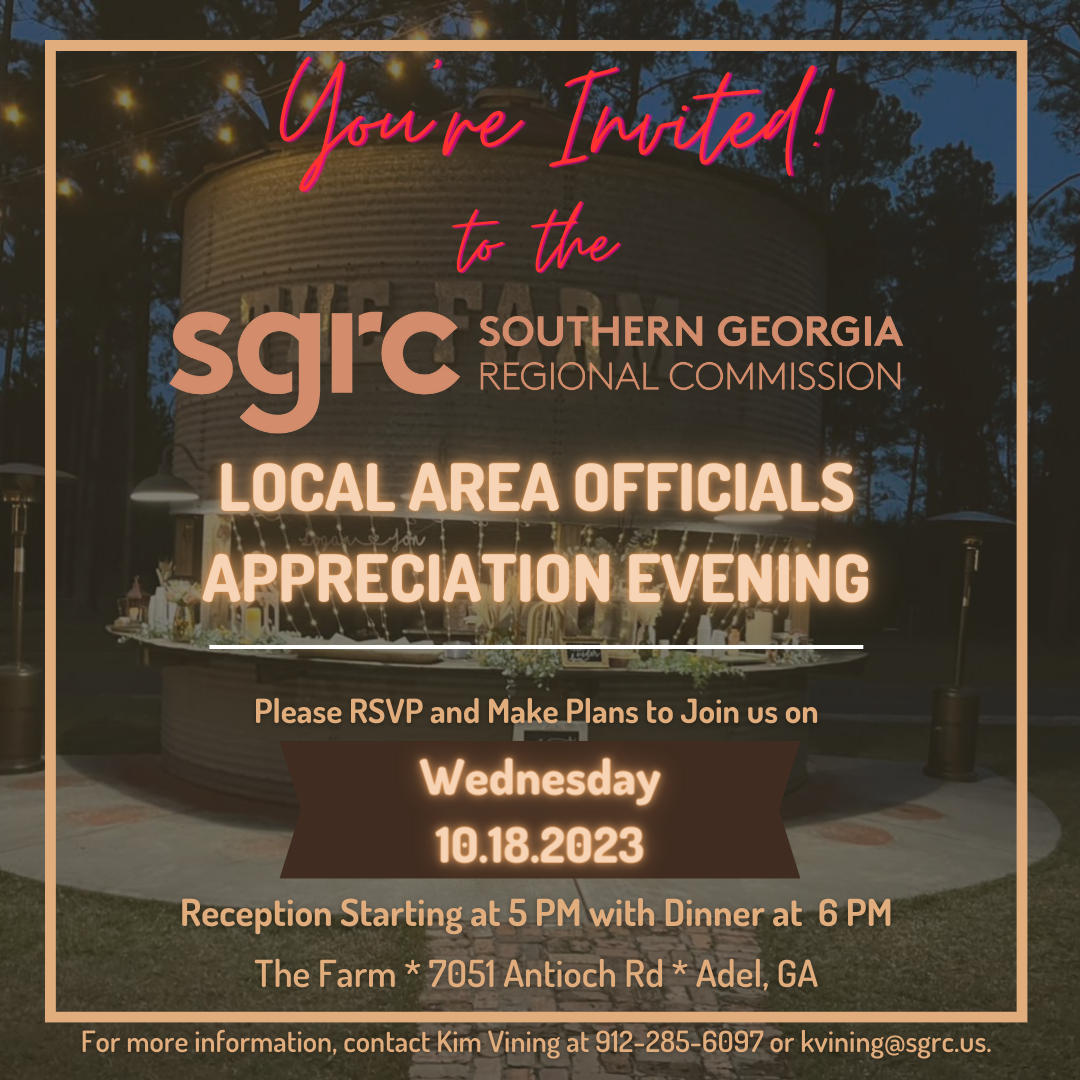 Invitation to the SGRC's Area Officials Appreciation Evening ...