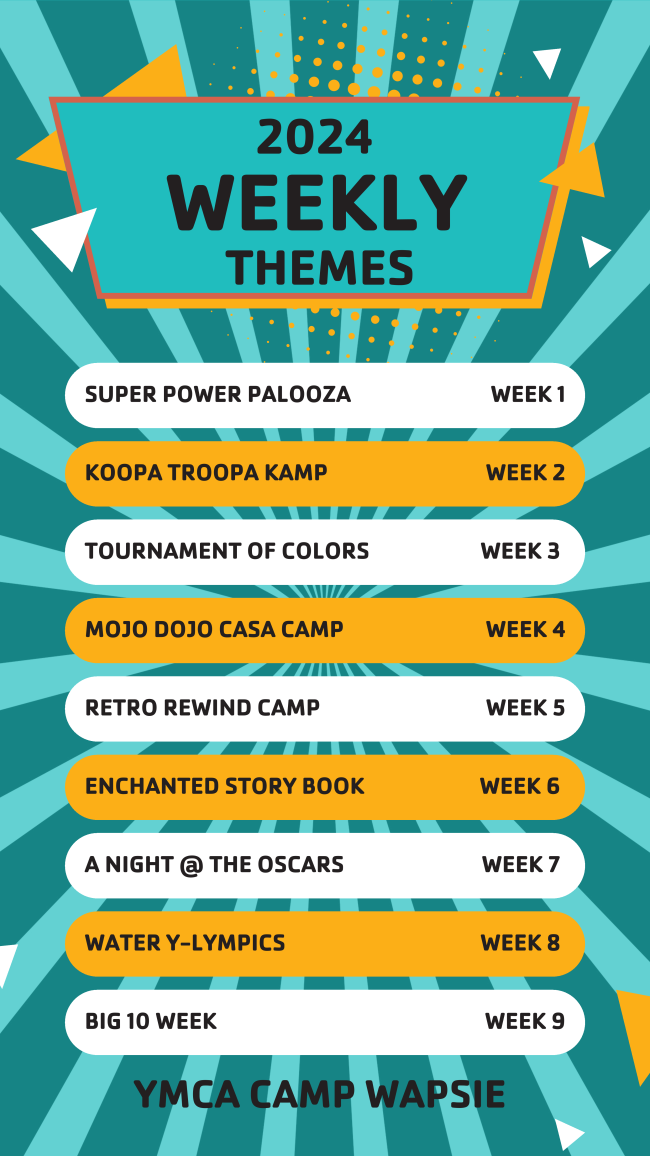 YMCA and Camp Wapsie March Programs, Information and Events