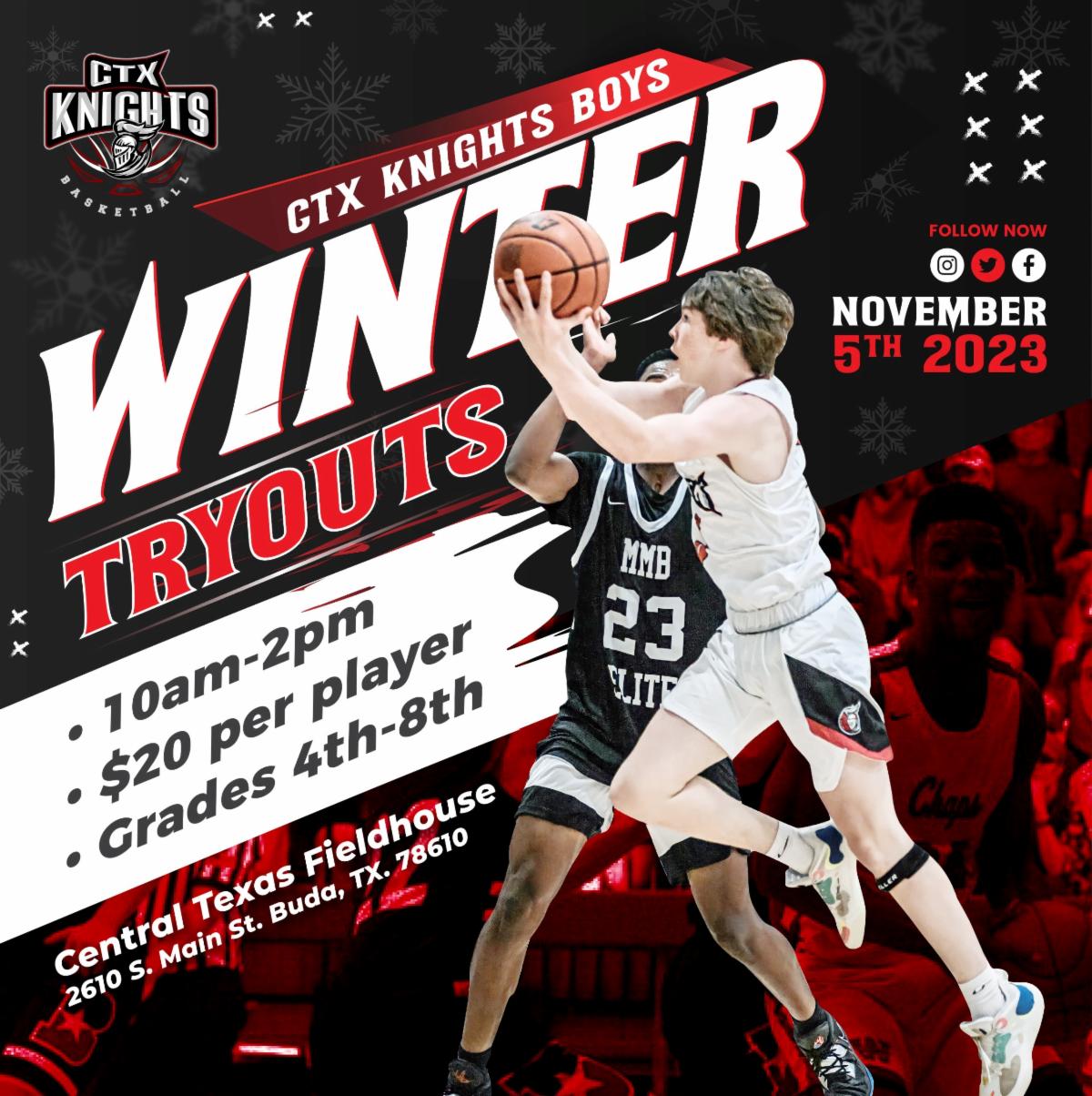 2023 WINTER Tryouts "3-WEEKS AWAY"