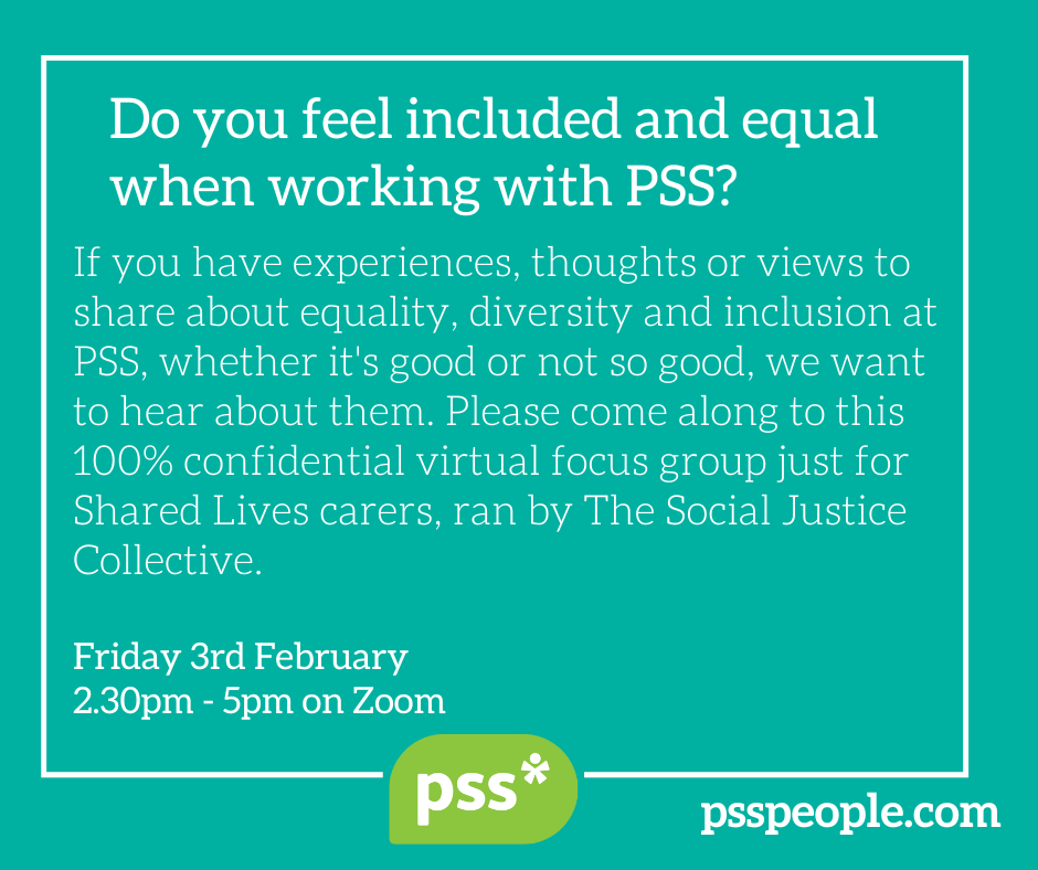 Carer news from PSS Shared Lives