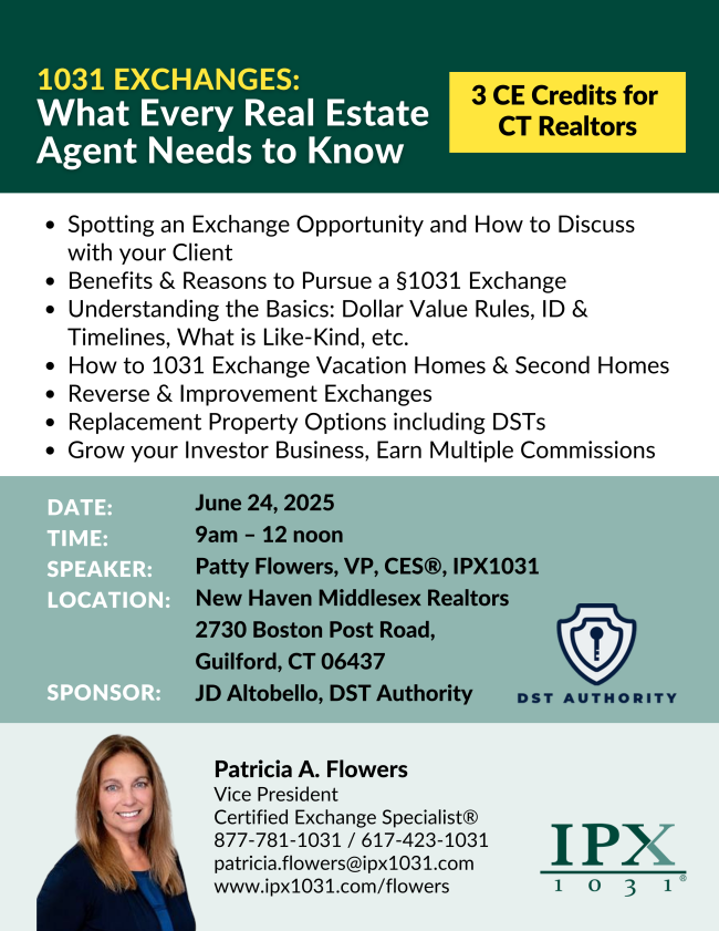 1031 Tax Deferred Exchanges