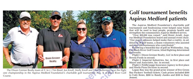 Aspirus Northwest WI Division News - August 29, 2023