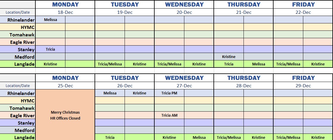Aspirus North WI Division News - December 19, 2023