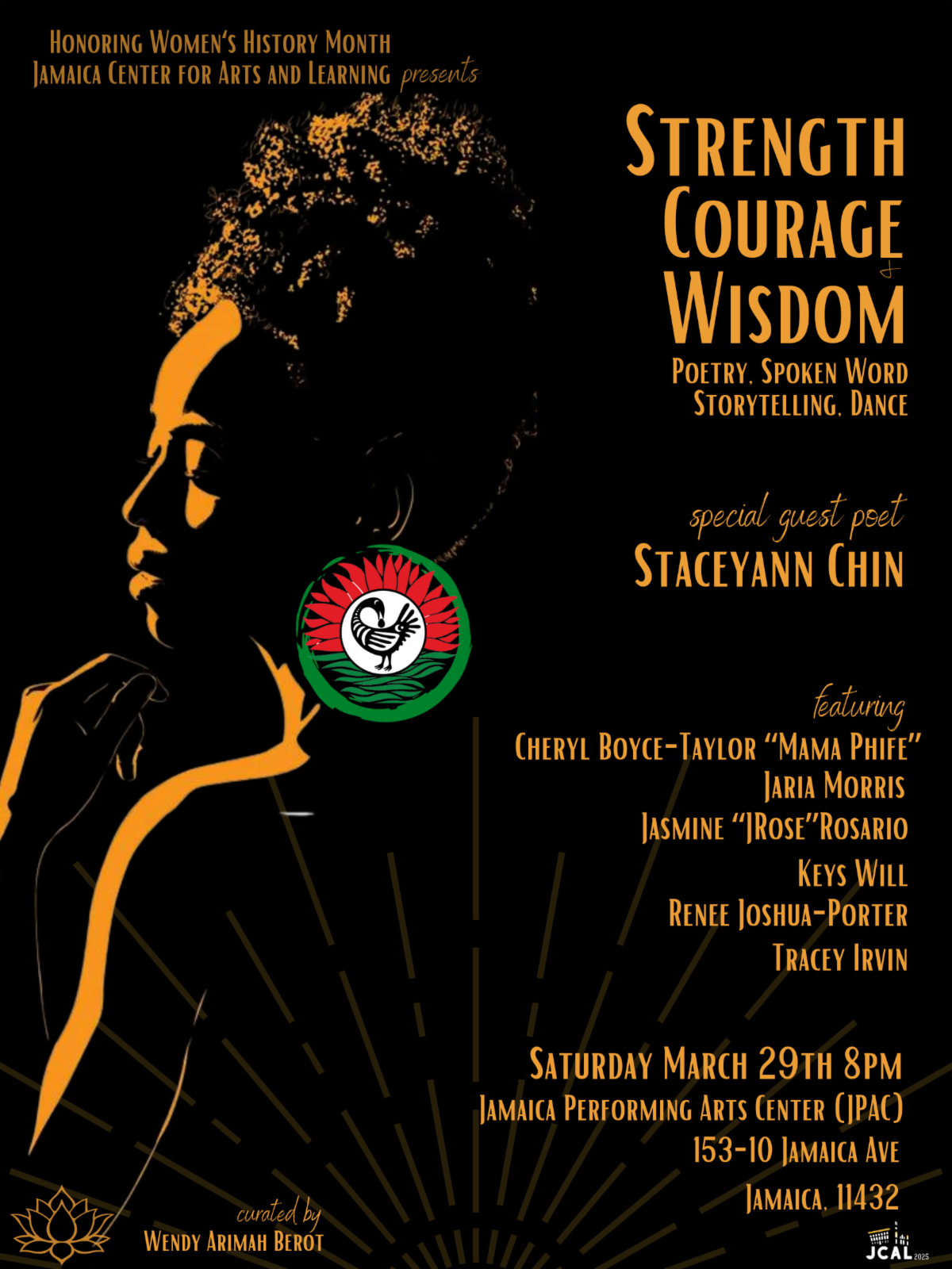 JCAL's Women's History Month Event + Concerts, Classes