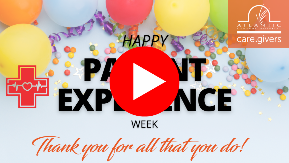 Happy Patient Experience Week -- Time to Celebrate YOU!