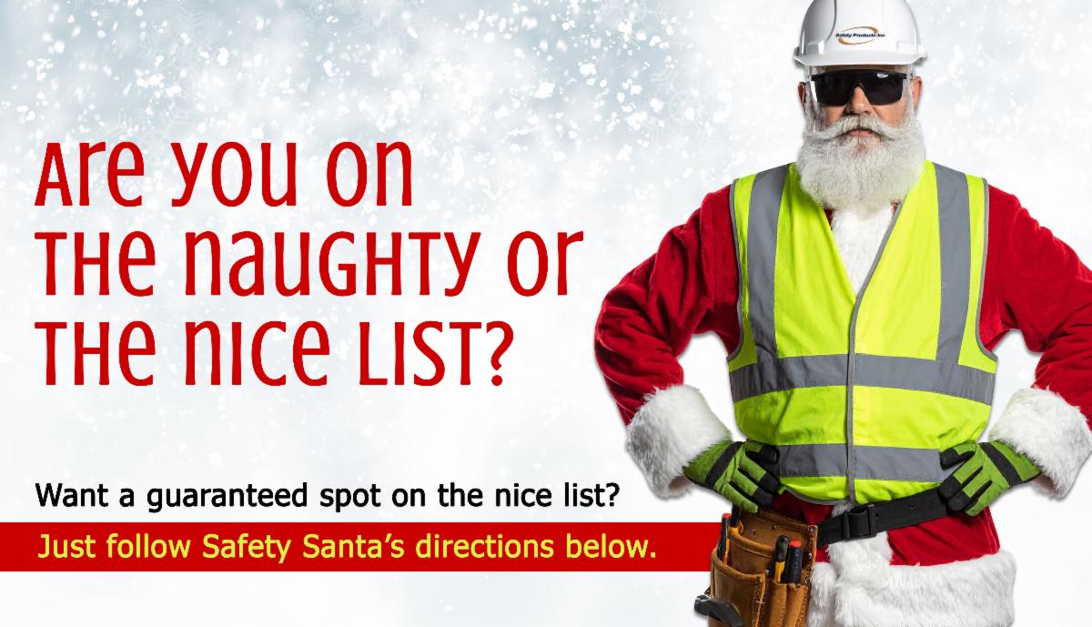Are you on Safety Santa's nice list?
