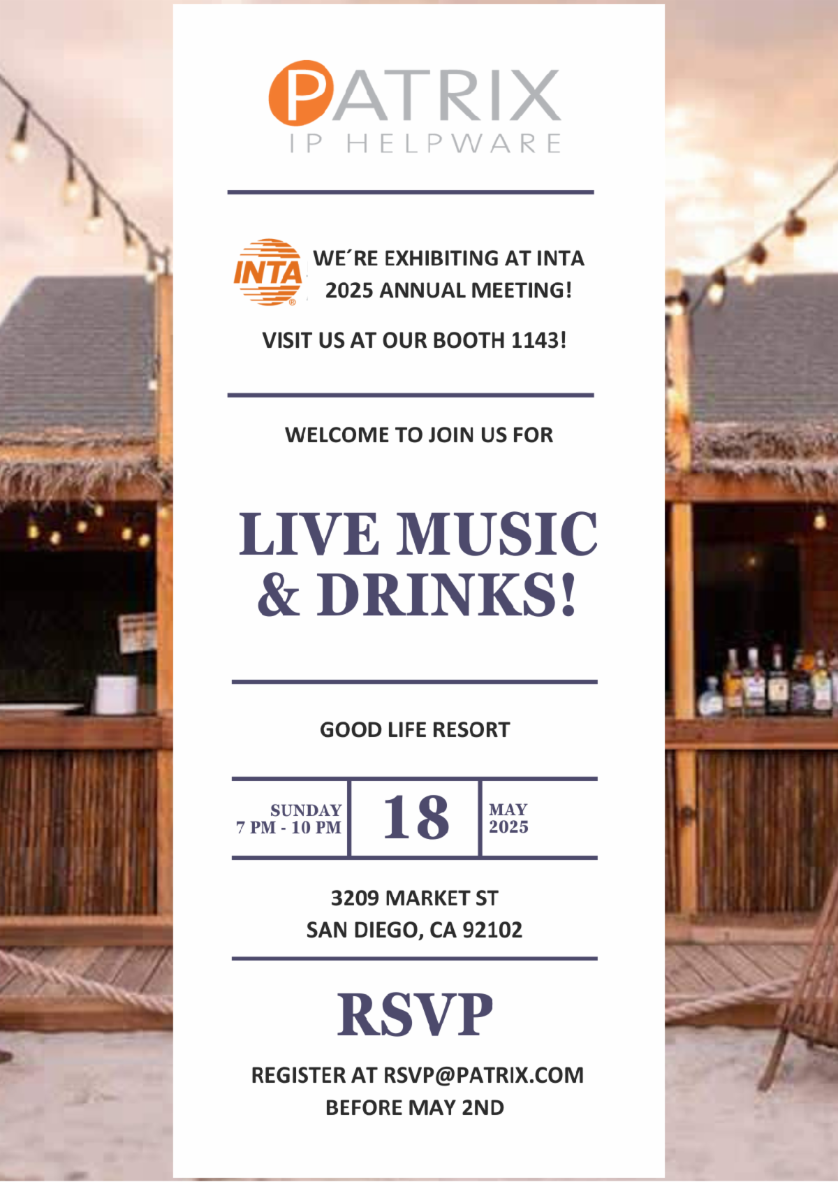 Patrix IP Helpware - INTA 2025 reception