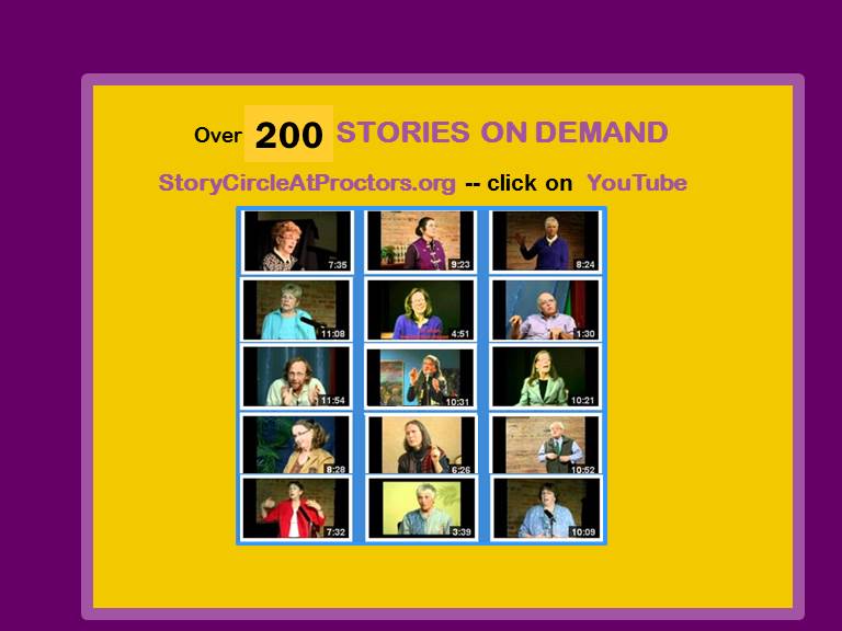 December upcoming local storytelling events