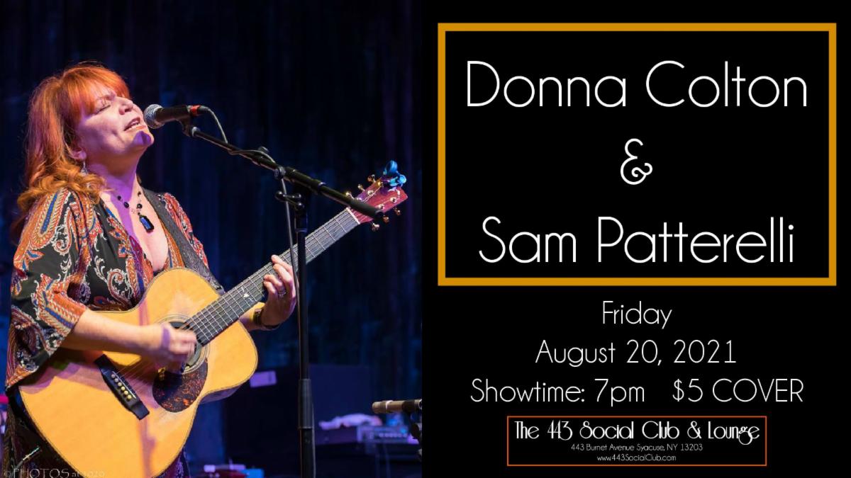 Donna Colton & Sam Patterelli - 443 Social Club - 8/20 - Fri - 7pm
