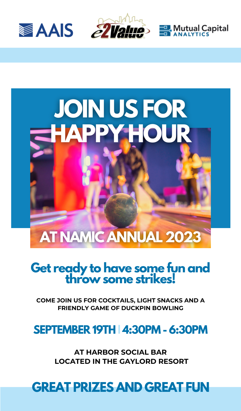 JOIN MCA, e2Value and AAIS