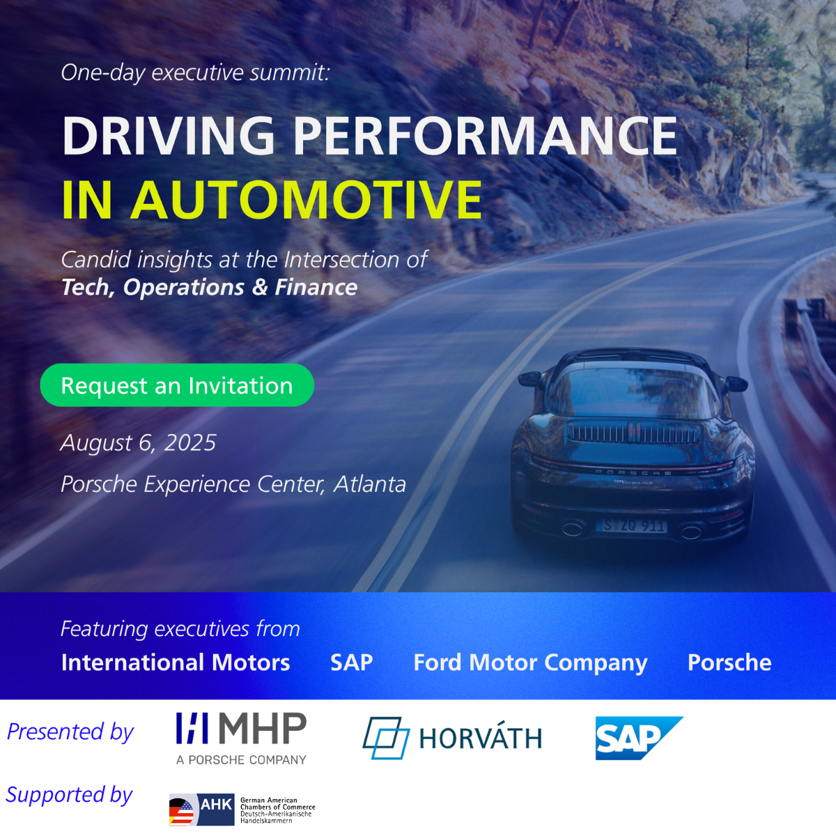 Join Top Automotive Leaders at an Exclusive, One-Day Summit