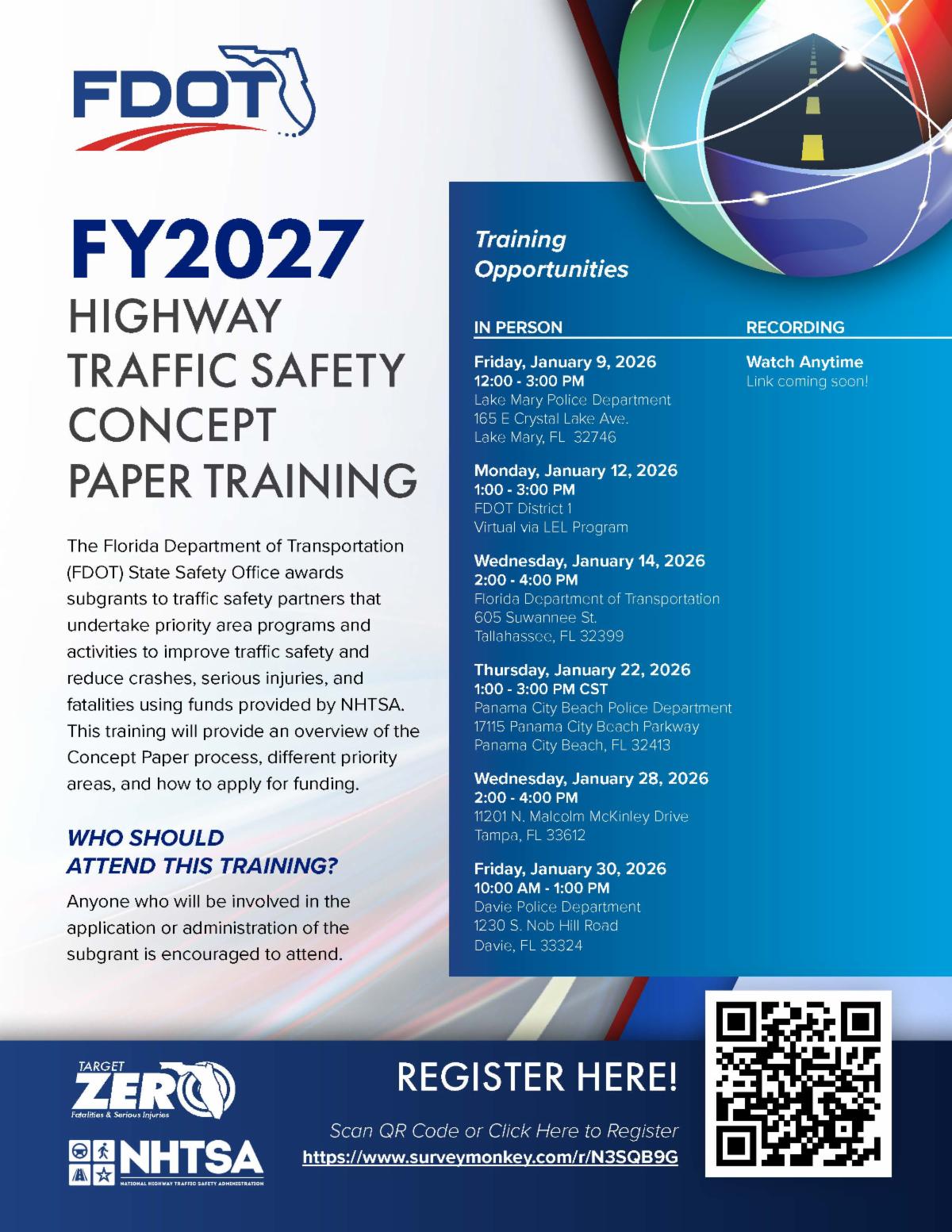 Updated 📈 FDOT Grant Training FY2027