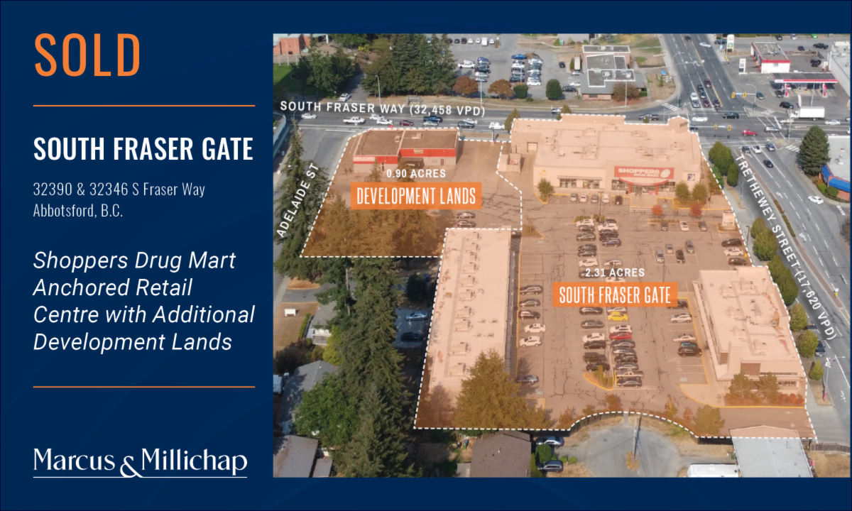 SOLD | Shoppers Drug Mart Anchored Retail Centre with Additional ...