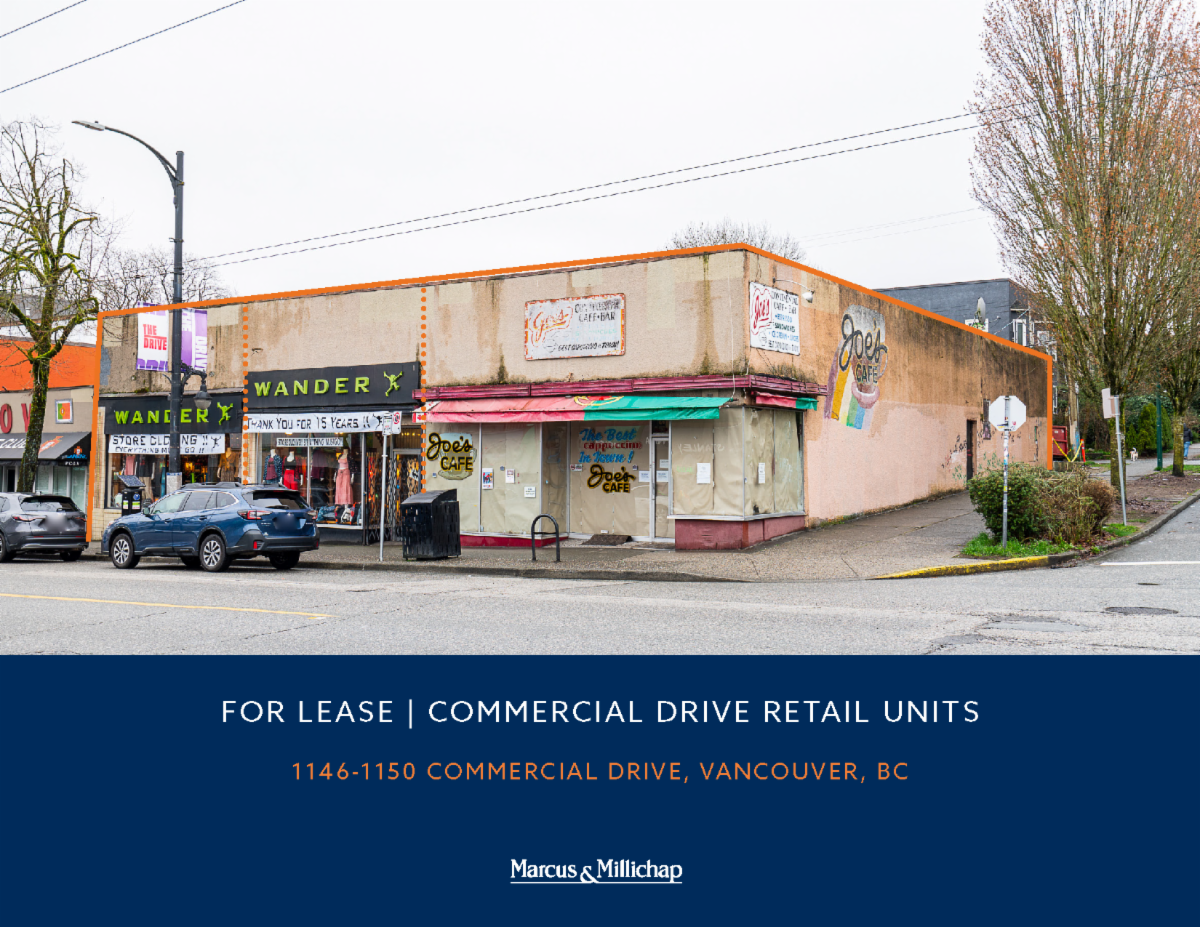 FOR LEASE | Commercial Drive Retail Units