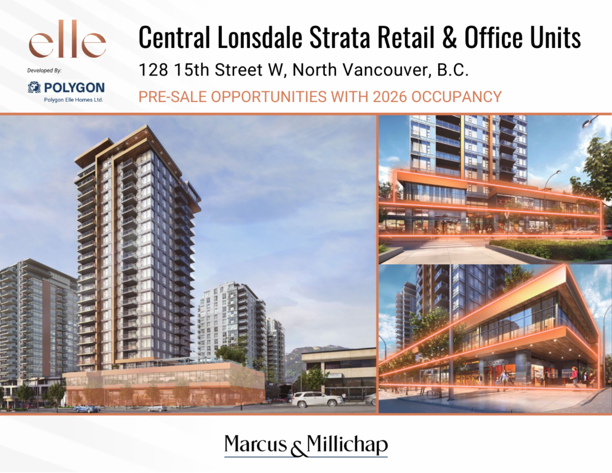 PRE-SALE | Central Lonsdale Strata Retail & Office Units With 2026 ...