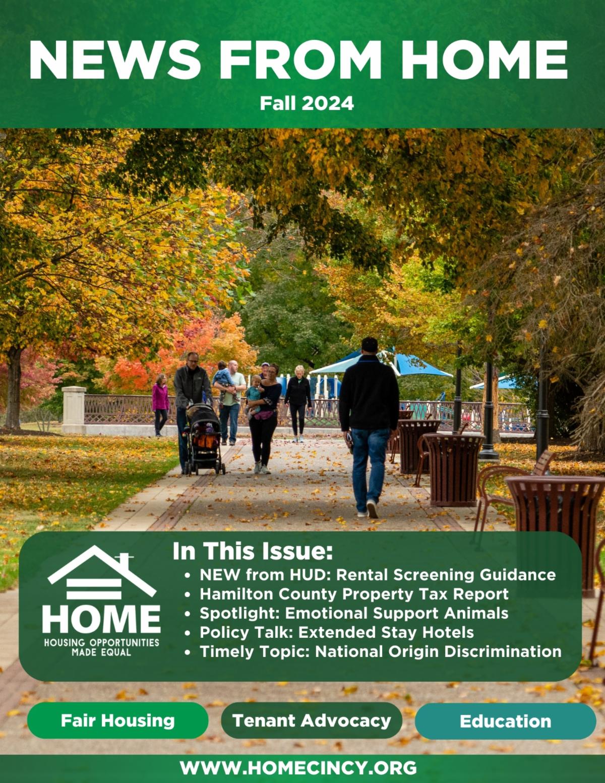 HOME Fall Newsletter Out Now!