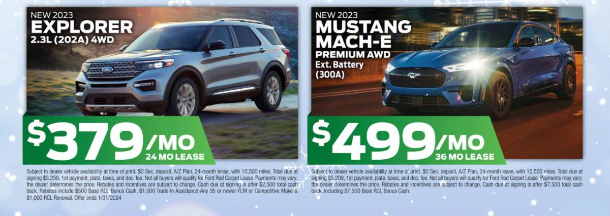 Winter Lease Specials End Soon at Village Ford