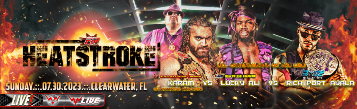 The card is set for Full Impact Pro Wrestling this Sunday (July 30th)!