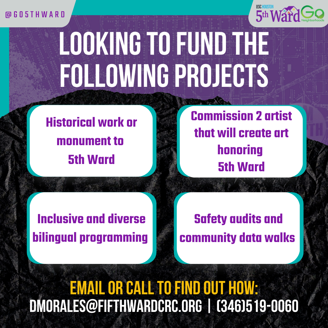Thursday 8/10 5th Ward GO Neighborhoods Updates and Meetings