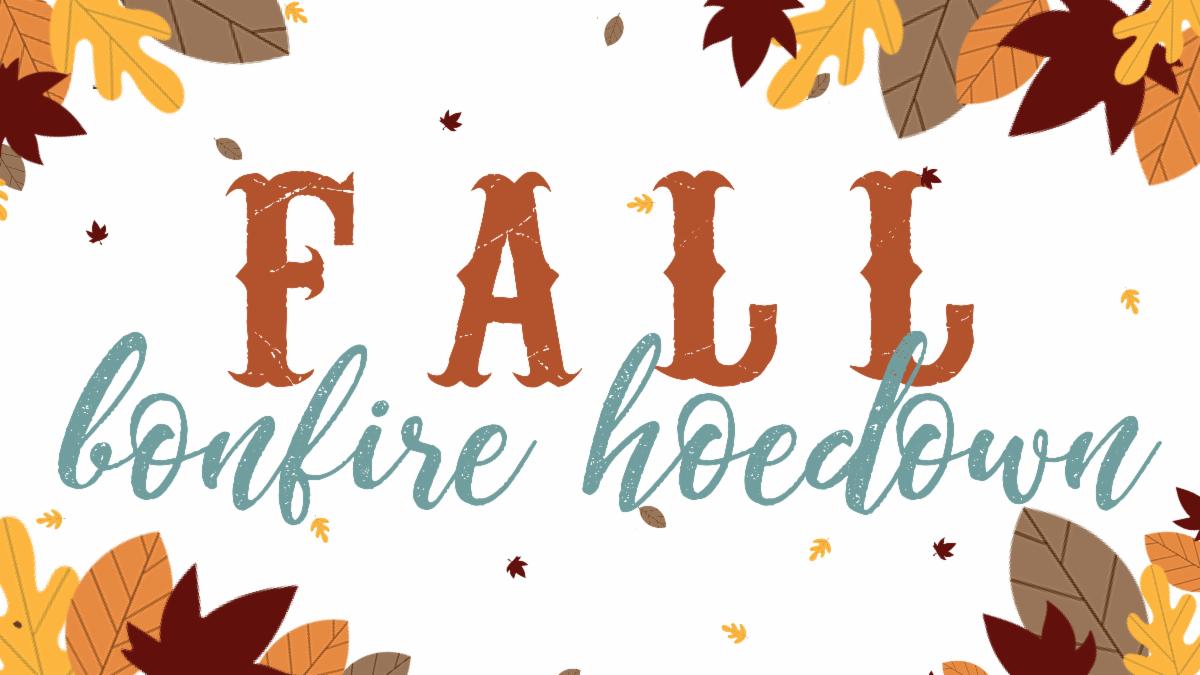 Fall Bonfire Hoedown