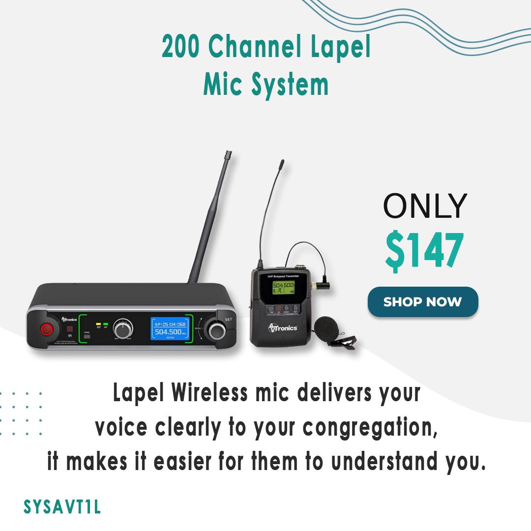 Pro Wireless Mic Systems $147