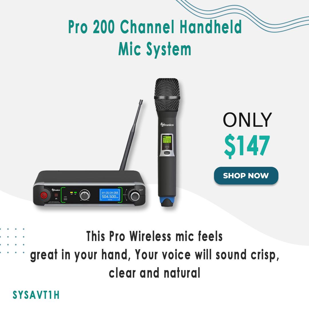 Pro Wireless Mic Systems $147