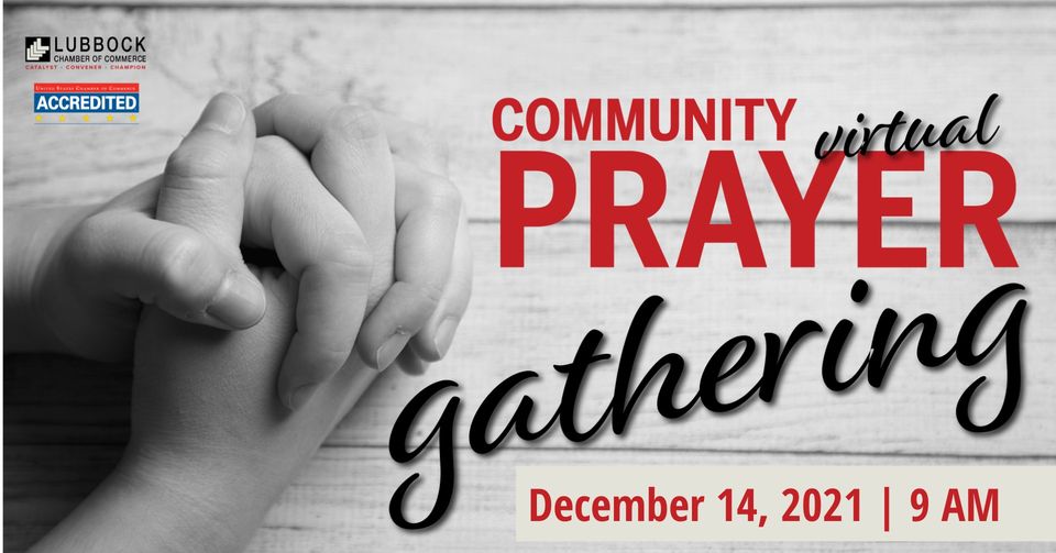 Monday Memo | Join Us Online For Our Virtual Community Prayer Gathering!