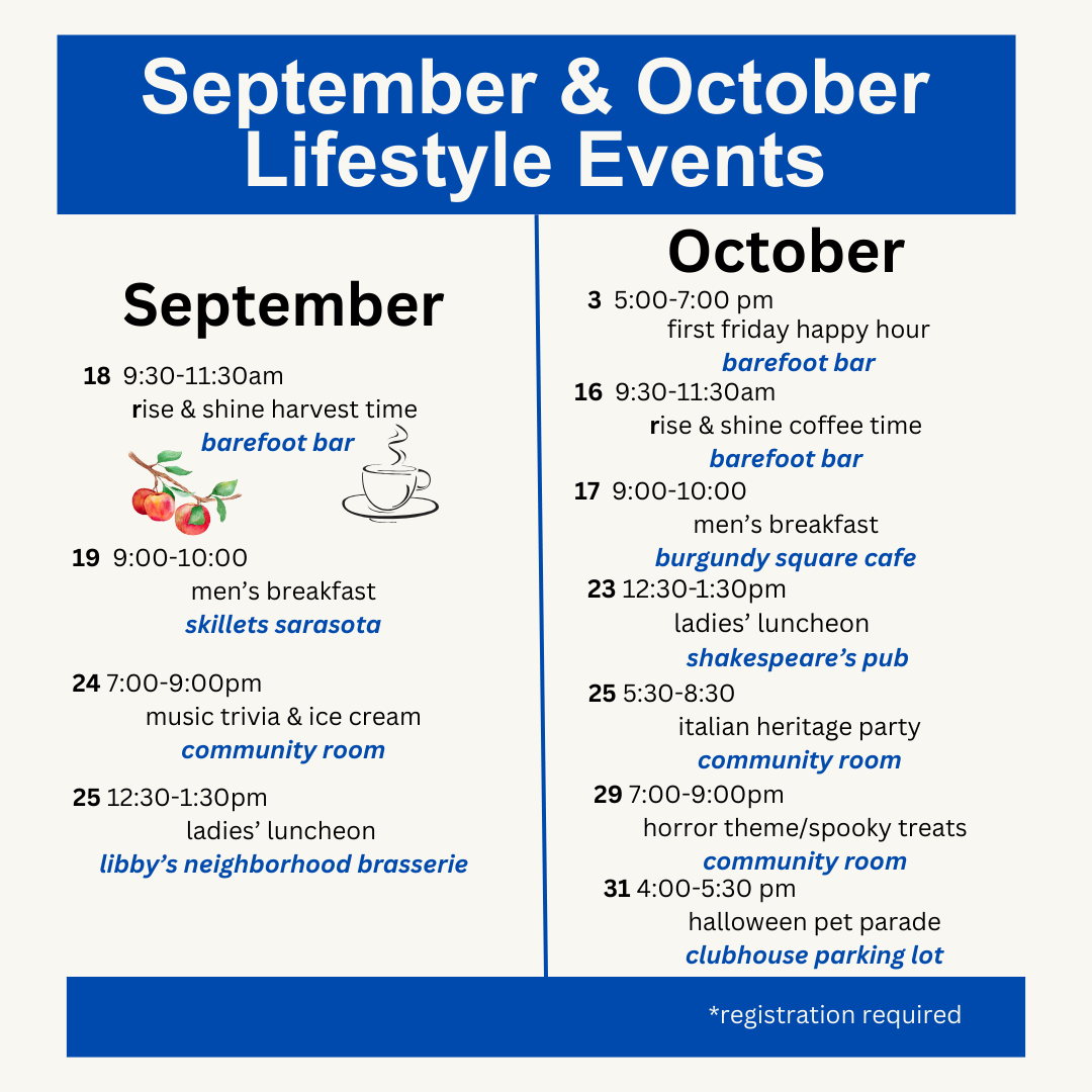HP Upcoming Social Events 9/19/25