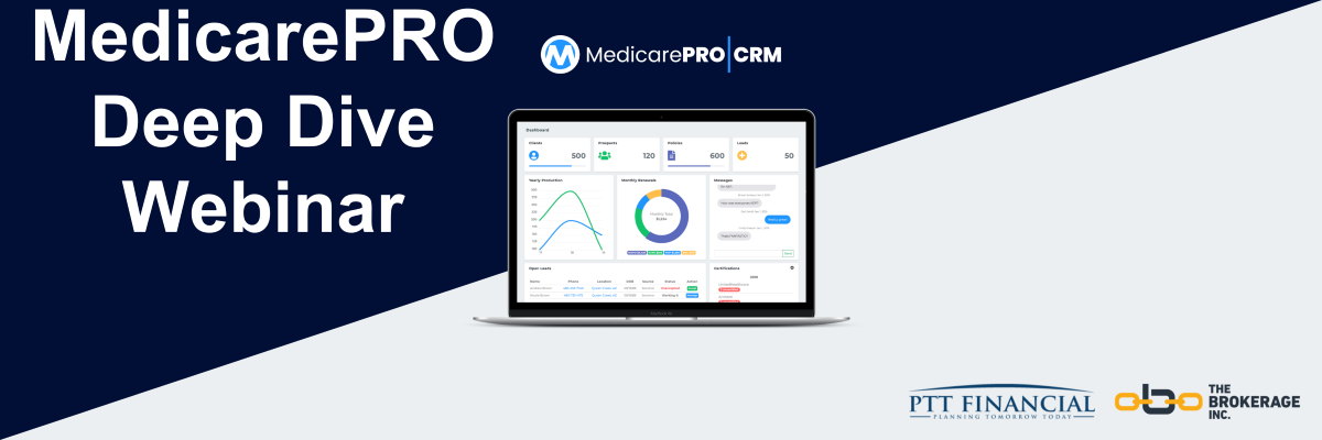 Join us for a MedicarePRO Deep Dive Webinar