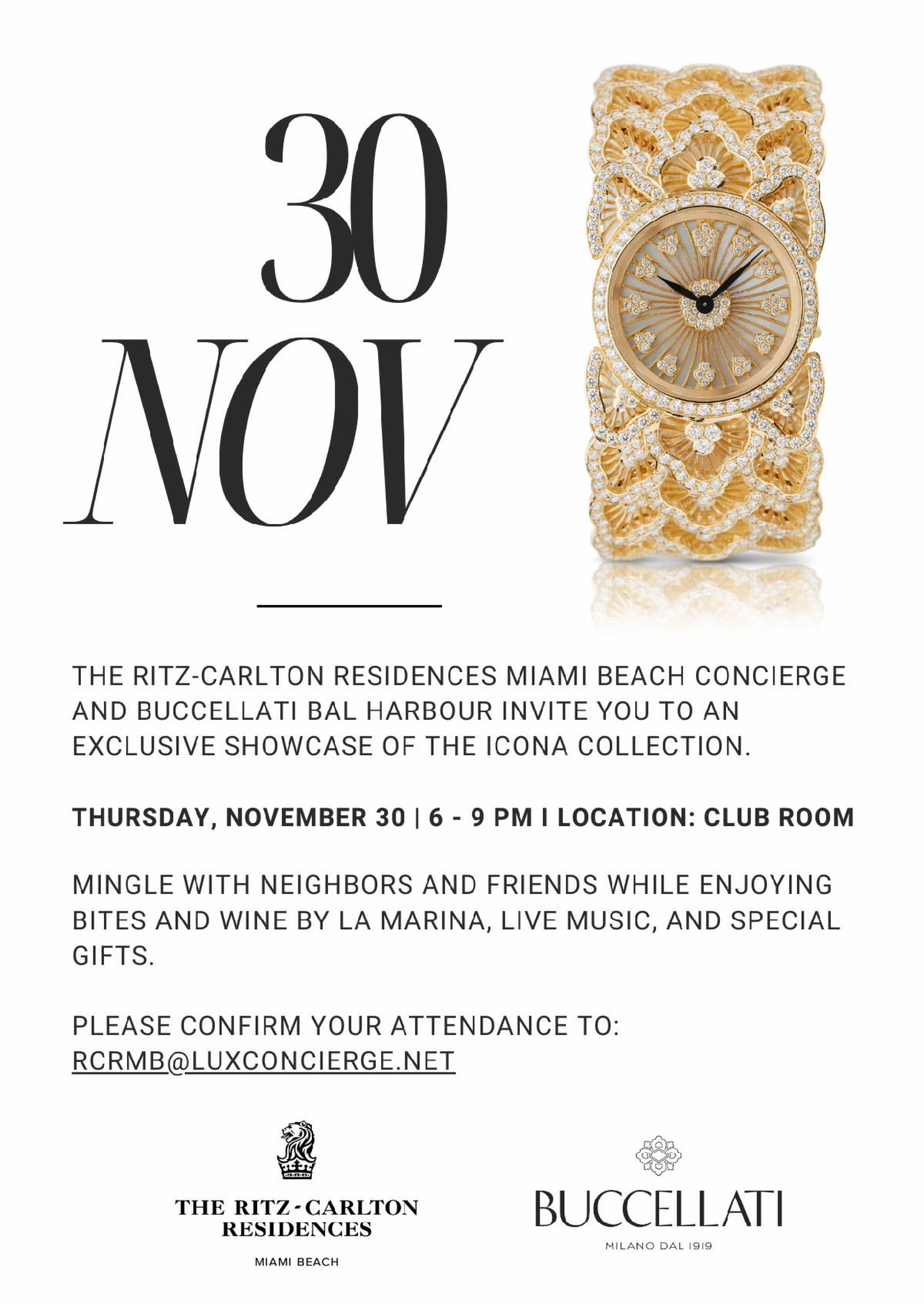 Concierge Newsletter: Buccellati Event, Miami Art Week, La Traviata ...