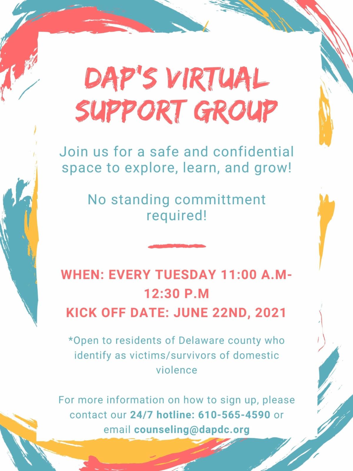 Monthly Update From the Domestic Abuse Project of Delaware County!