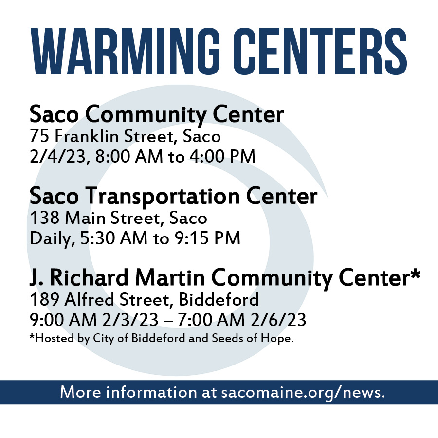 The latest City of Saco news for you