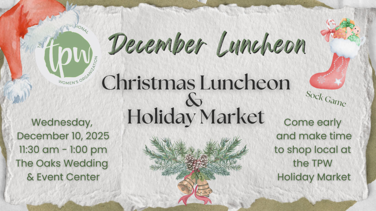 TPW December Christmas Luncheon & Holiday Market