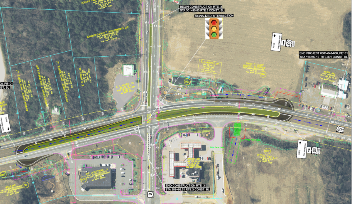PUBLIC HEARING FOR ROUTE 301 INTERSECTION SAFETY IMPROVEMENT PROJECTS ...