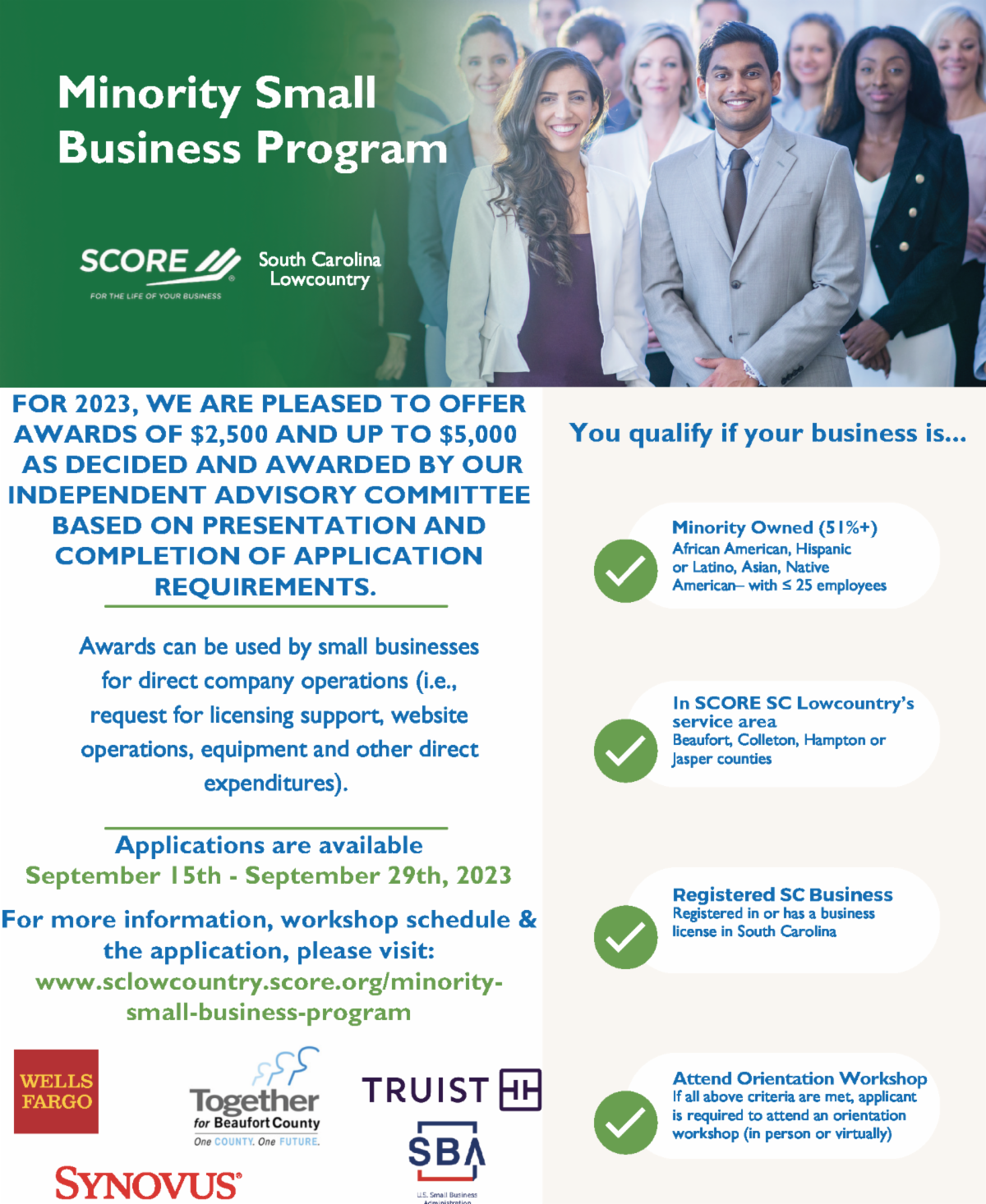 August 2023 Workshop Newsletter - Sign Up Today!